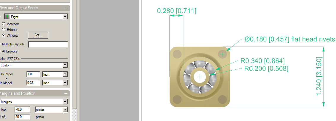 Layout View Dimensions are microscopic yet 0.1inch in model - Rhino for ...