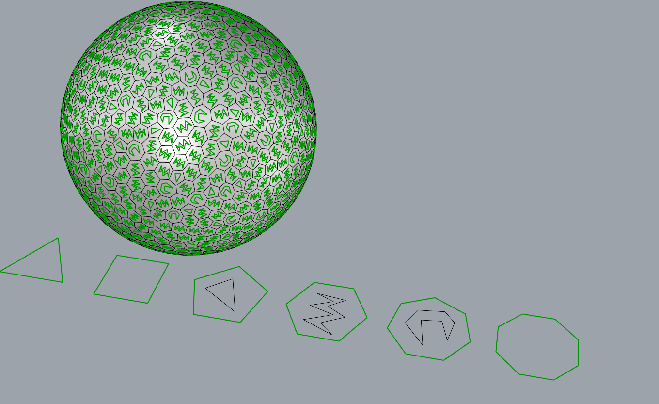 Hexagonal tiling on 3D surface? - Grasshopper - McNeel Forum