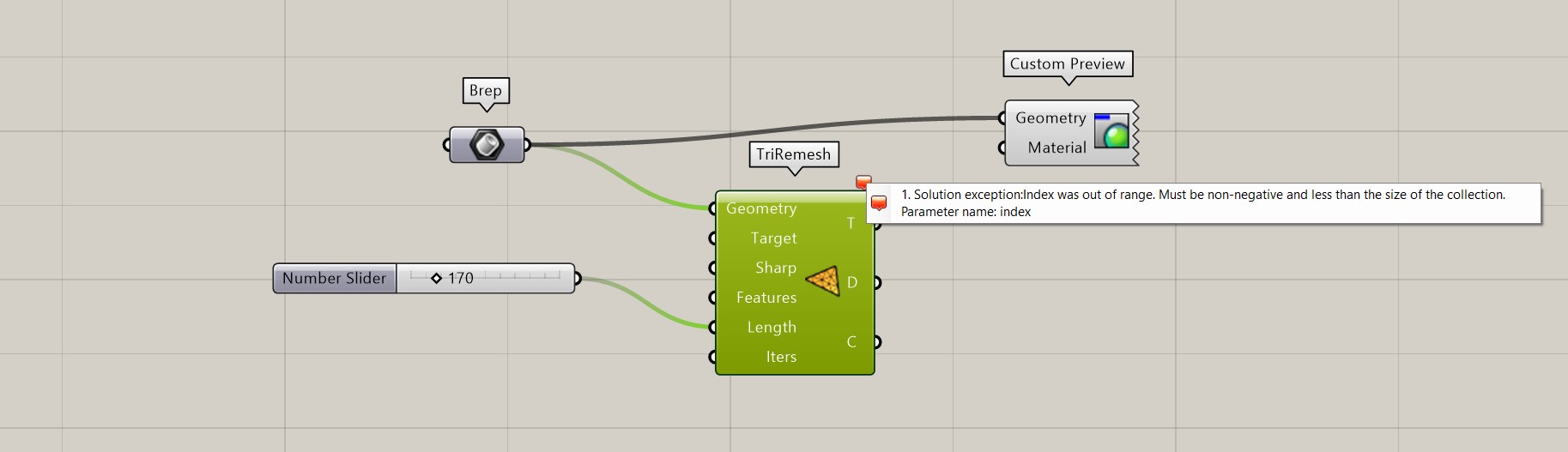 TriMesh Help - Grasshopper - McNeel Forum