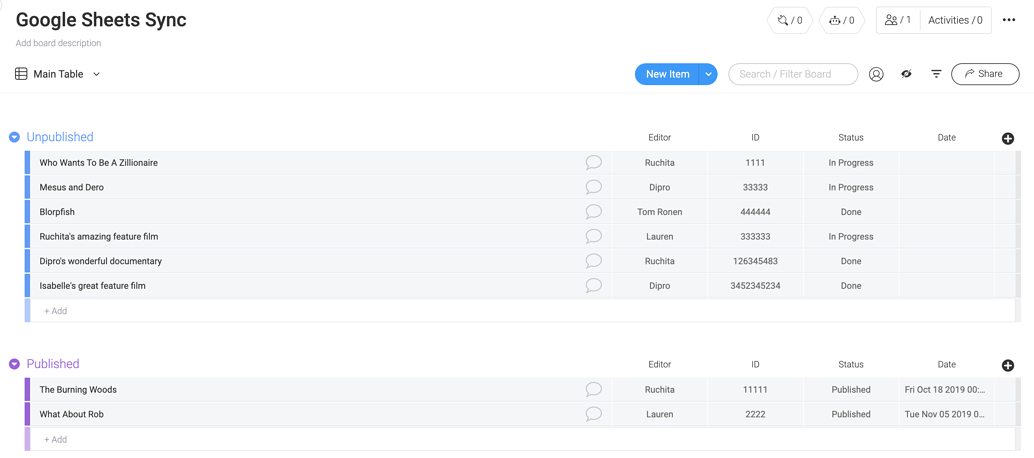 Building a Google Sheets Integration - Announcements - monday Community ...
