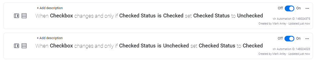Checkbox Checked/Unchecked Automation Trigger and Conditional - Feature requests - monday ...