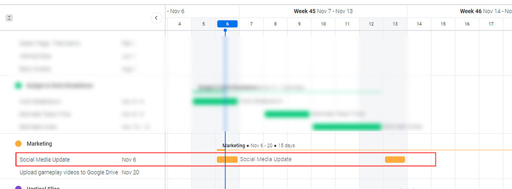 Recurring tasks representation in Gantt Chart - Platform discussions ...