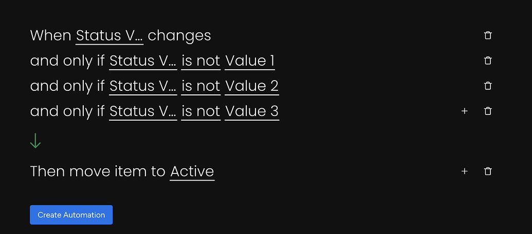 Multiple Condition In Automations Platform Discussions Monday Community Forum
