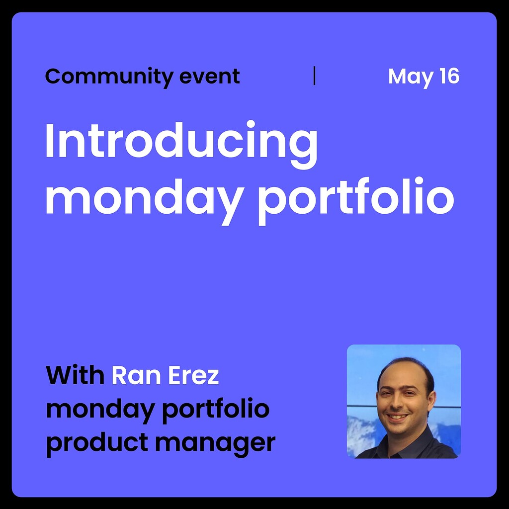 Introducing the new monday Portfolio! - Community events - monday ...