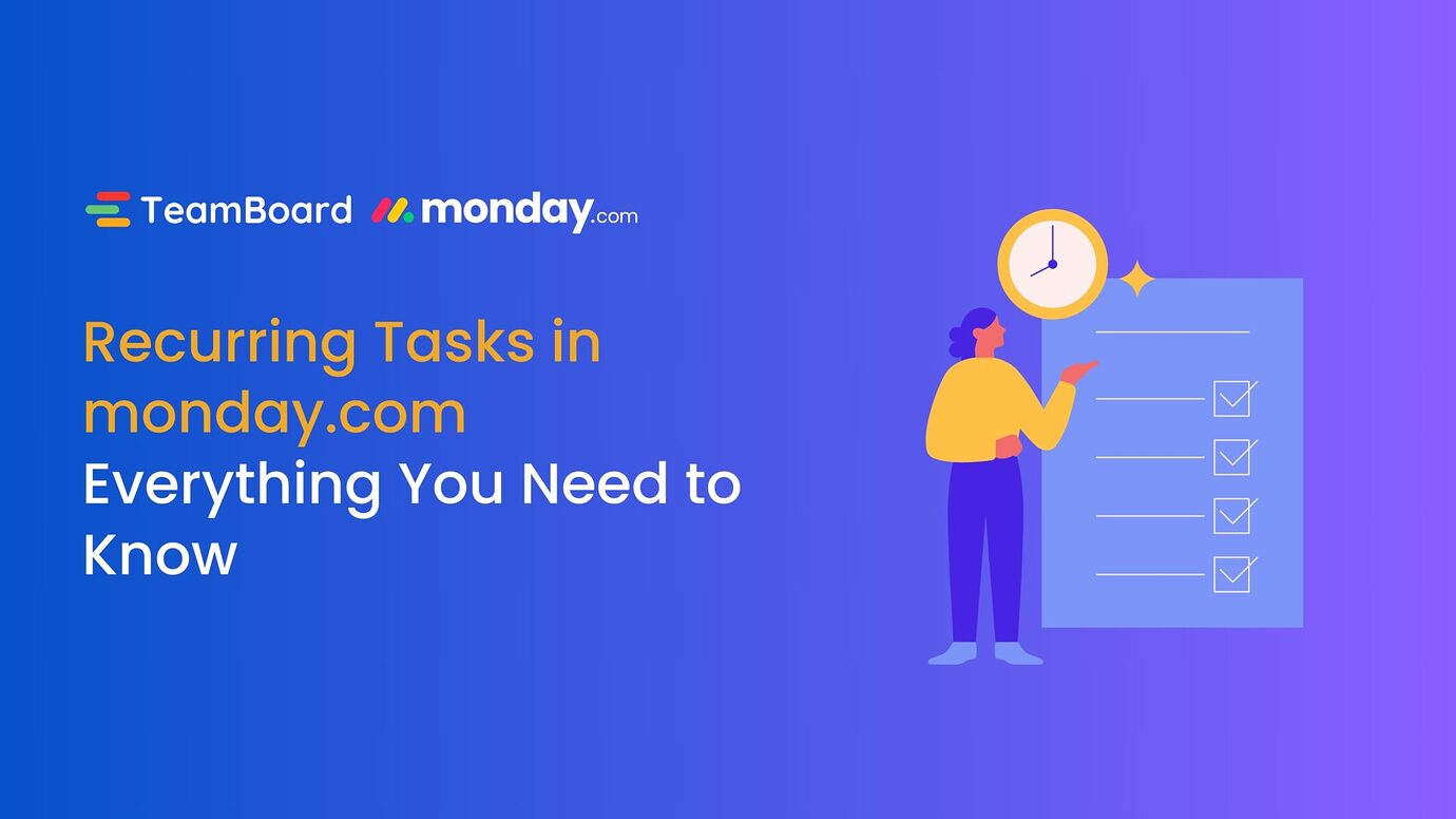 Recurring Tasks in monday.com: Everything You Need to Know - monday apps & integrations - monday ...