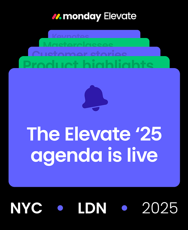 📣 Elevate 2025 Agenda is here! - Community events - monday Community Forum