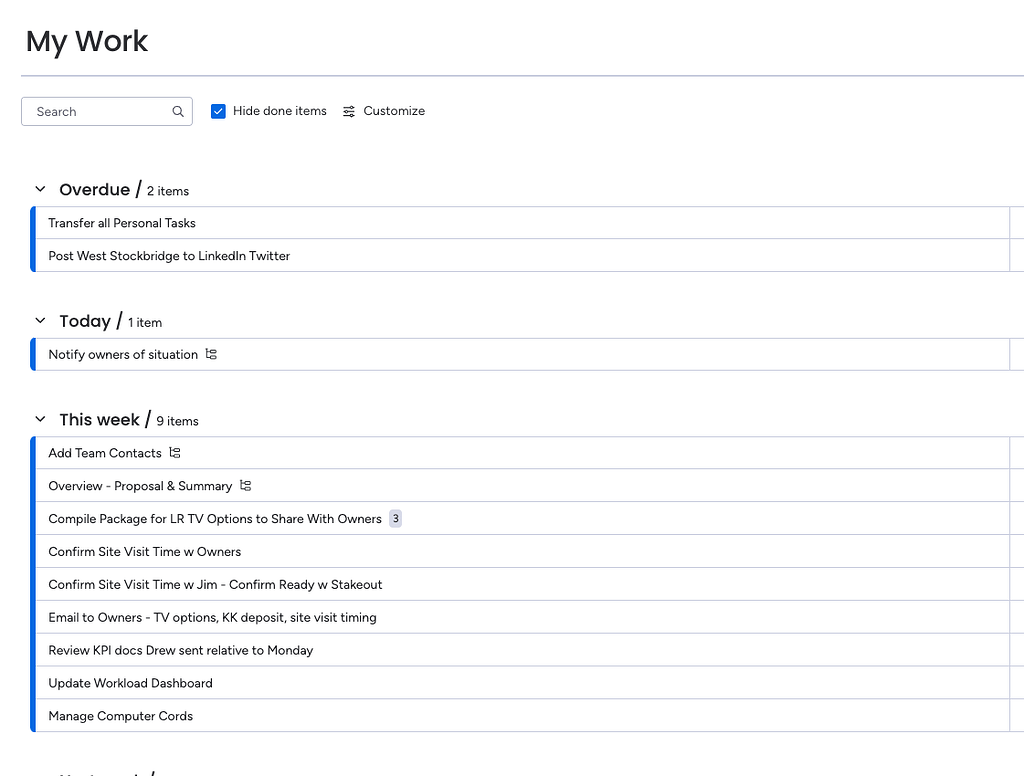 My Work view missing "Add Item" - Platform discussions - monday ...