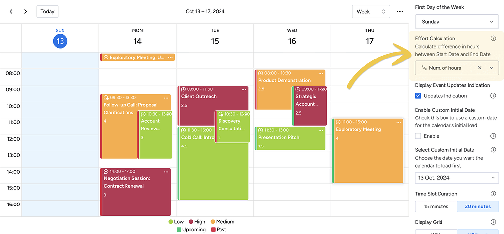 Calculate hours between start and end date in the calendar app - Special workflows & use cases ...