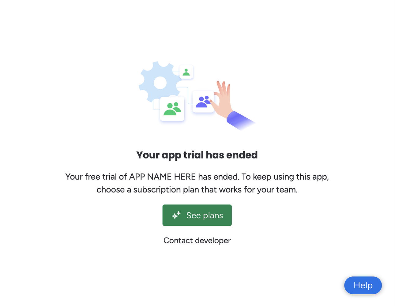 How can I override the "trial has expired" screen? - Feature Requests - API and Apps Framework ...