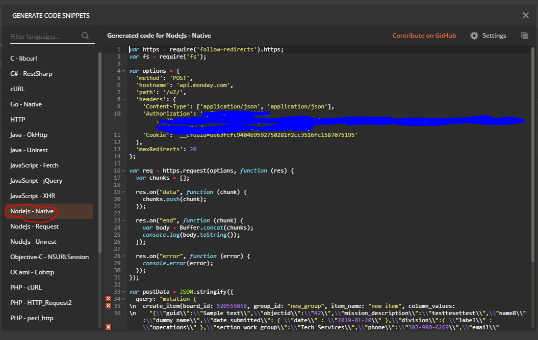 Formatting Graphql Into Json To Send Via Api Monday Apps And Developers Monday Community Forum