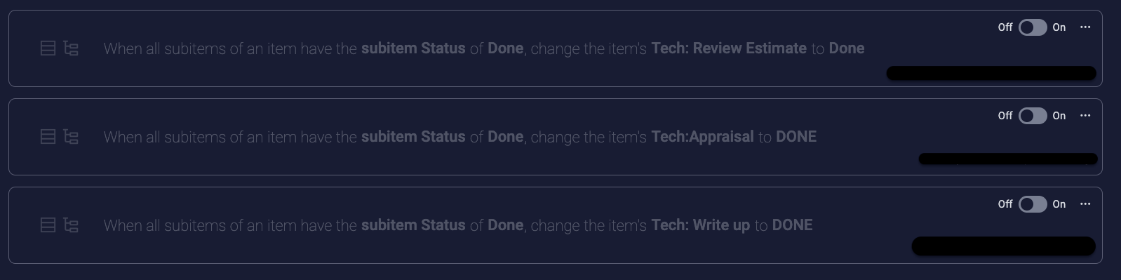 Subitem automation - subitem children" move to done, parent status moves to done - Feature ...
