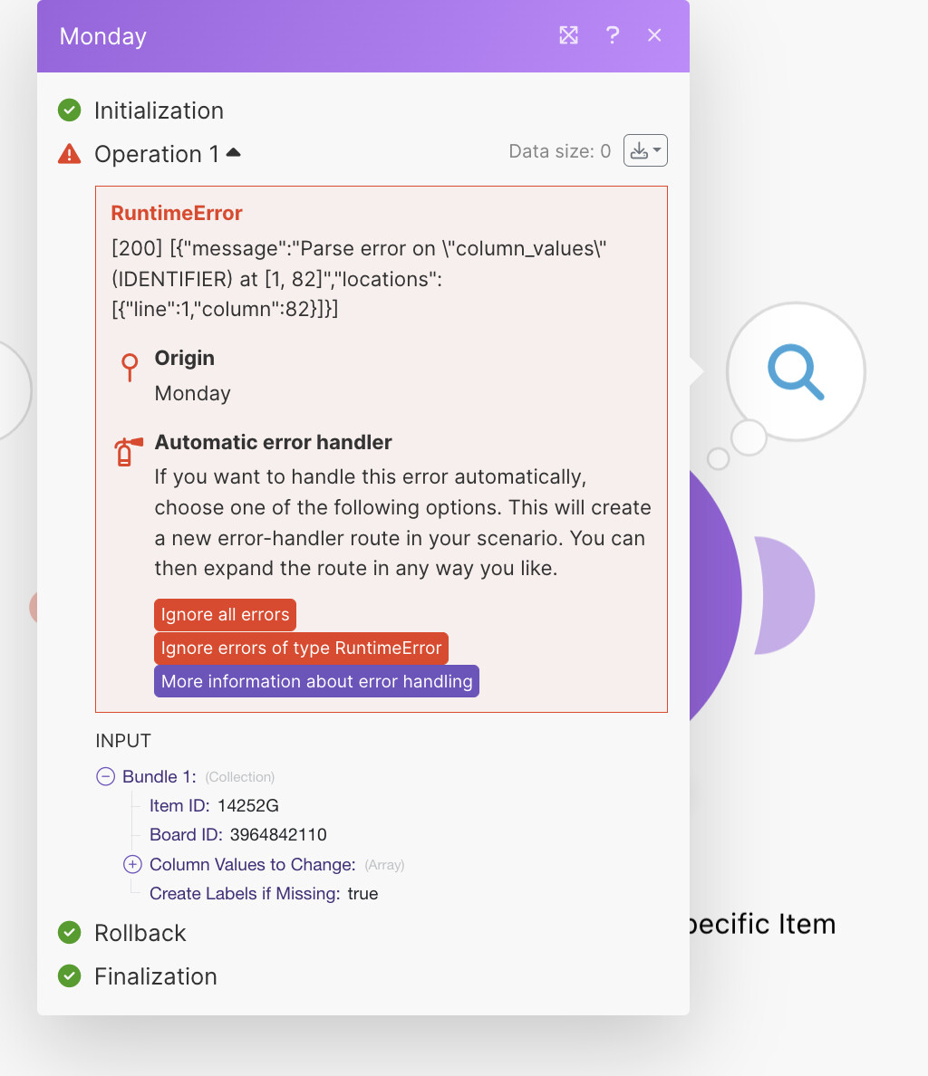 Error in connecting Monday.com through Make.com - Platform discussions ...