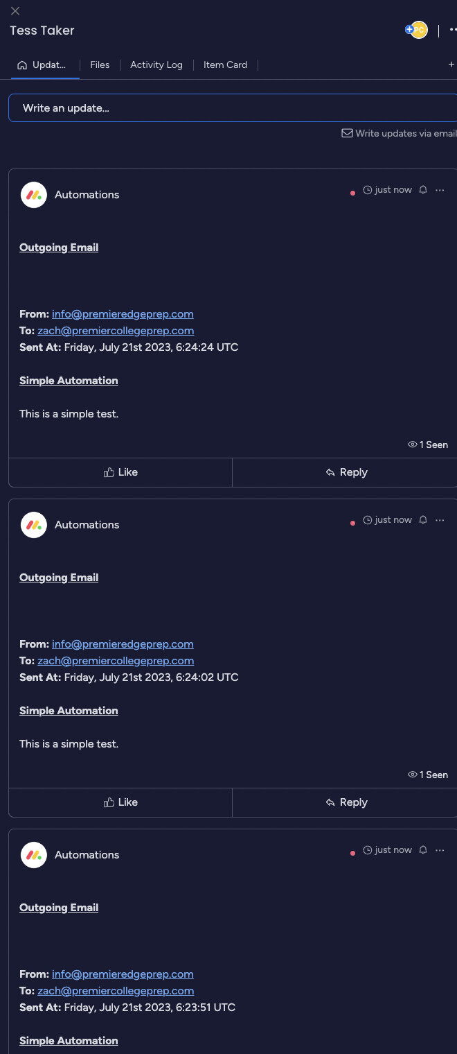 Turn Off Item Updates Generated By Automations Feature Requests Monday Community Forum