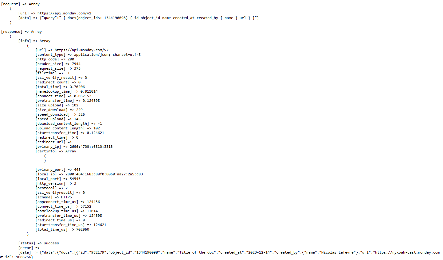 Possibiity To Retrive Several Monday Doc Info At Once Via Doc Api Feature Requests Api And
