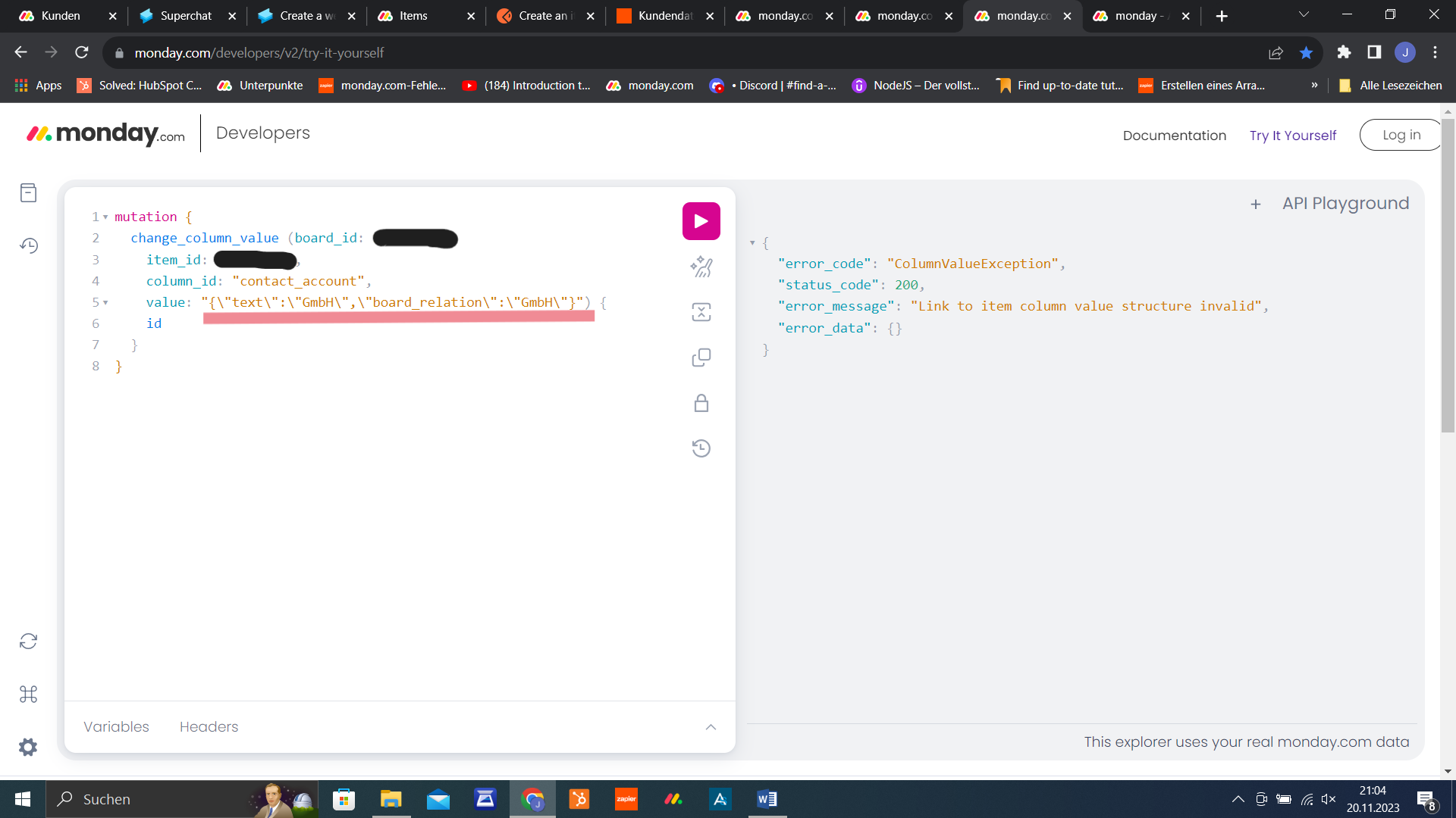 Change Colum Value - monday Apps & Developers - monday Community Forum