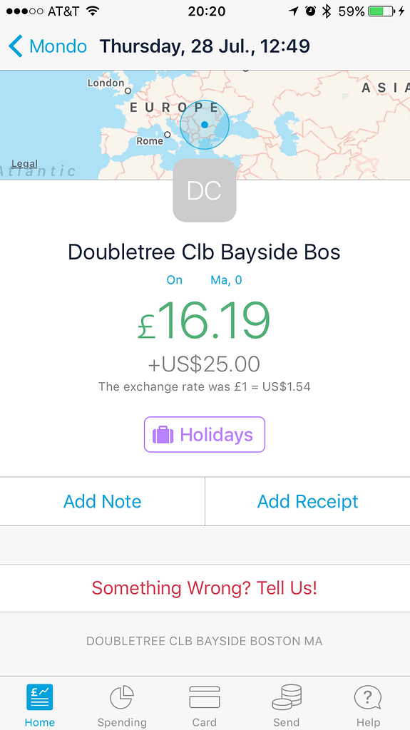 MasterCard Refund Rates - Travelling with Monzo - Monzo Community