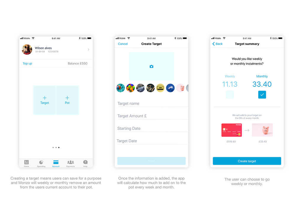 Pot 'Target' design idea! - Feedback & Ideas - Monzo Community