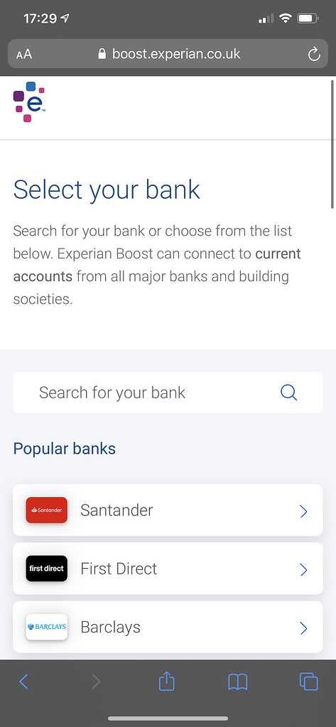 Experian Open Banking - Feedback & Ideas - Monzo Community