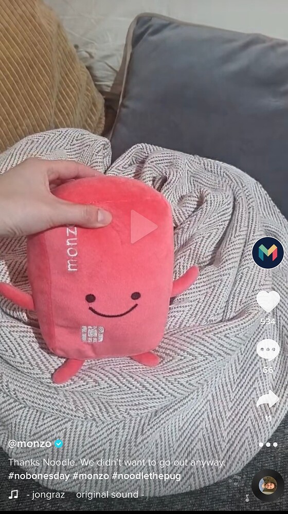 Monzo hot chip plushie - Monzo Chat - Monzo Community