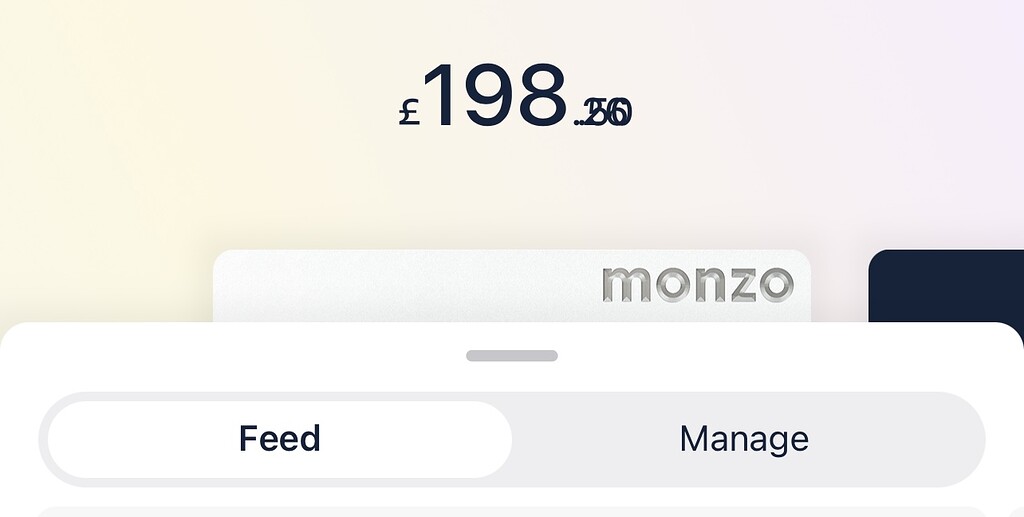 Balance on iOS not displaying correctly - Bug Reports - Monzo Community