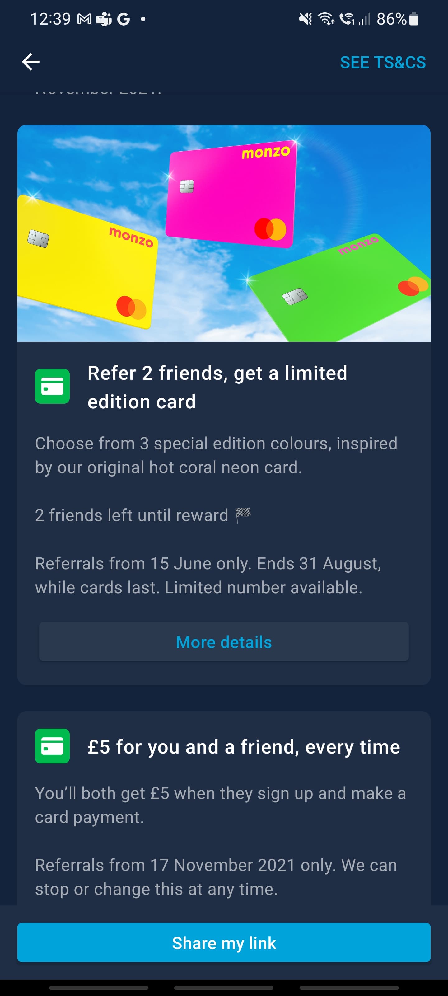 Introducing our new neon cards! 👀 - Page 17 - News & Updates - Monzo ...