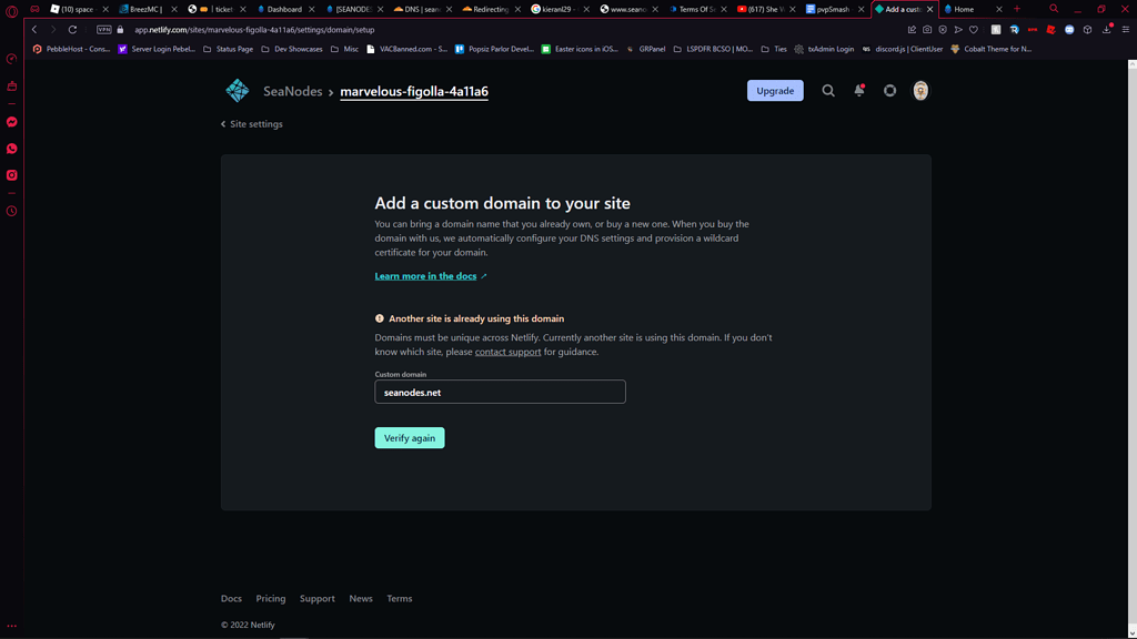 I own a domain but its already in use and registered? - Admin - Netlify Support Forums