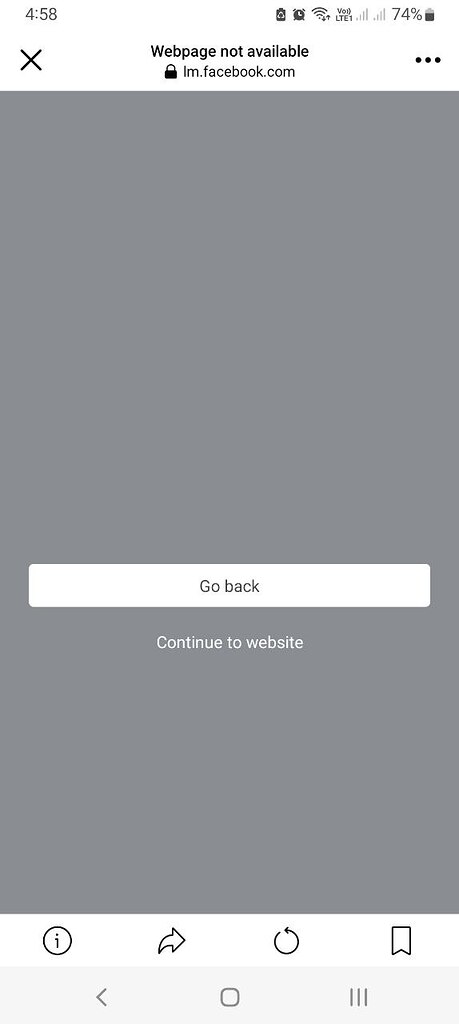 Webpage not available when open from facebook app on mobile - Support - Netlify Support Forums