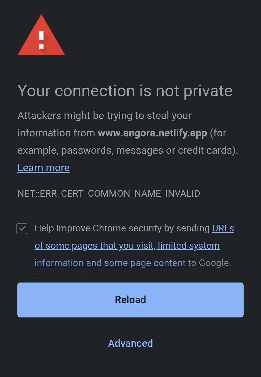 Unsecure Connection From WWW Netlify App - Support - Netlify Support Forums