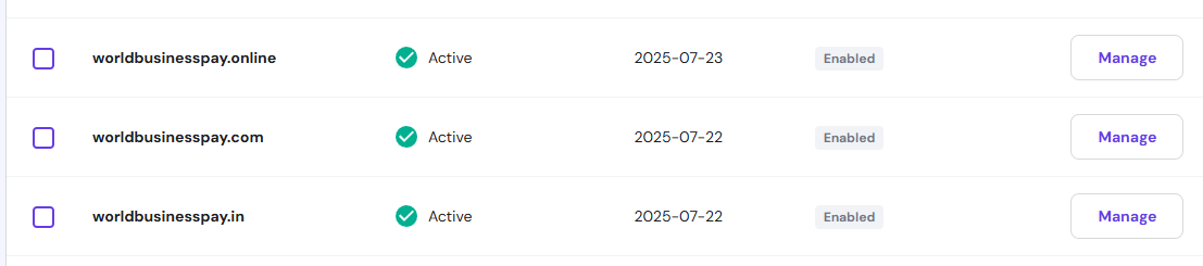 When i tried to add my domain , it is saying domain is already in use,please free help me, it is ...