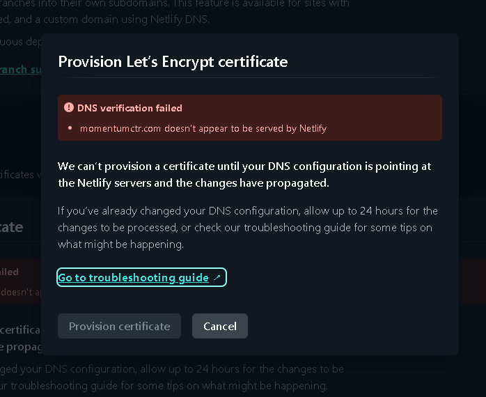 Trying to Install a custom certificate but do not know how to create a chain - Support - Netlify ...
