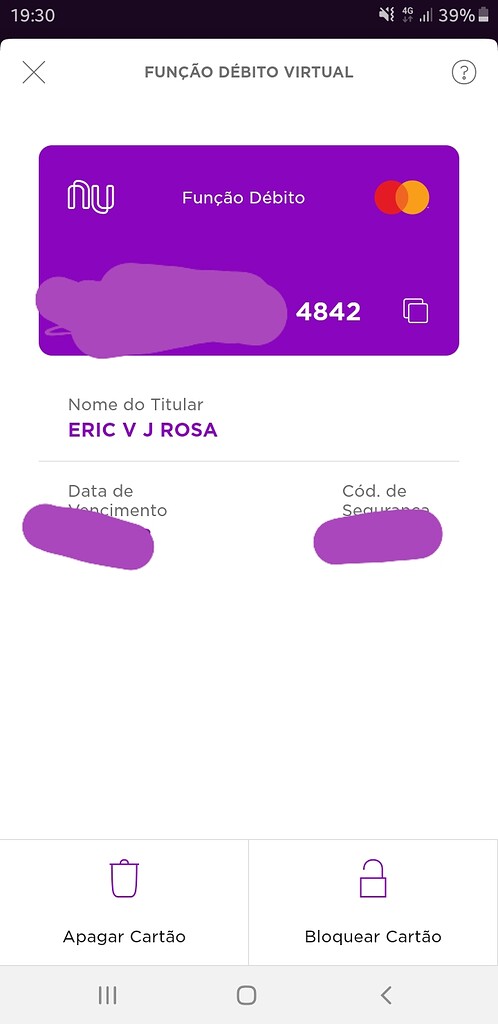 Débito paypal liberado - Conta do Nubank - NuCommunity