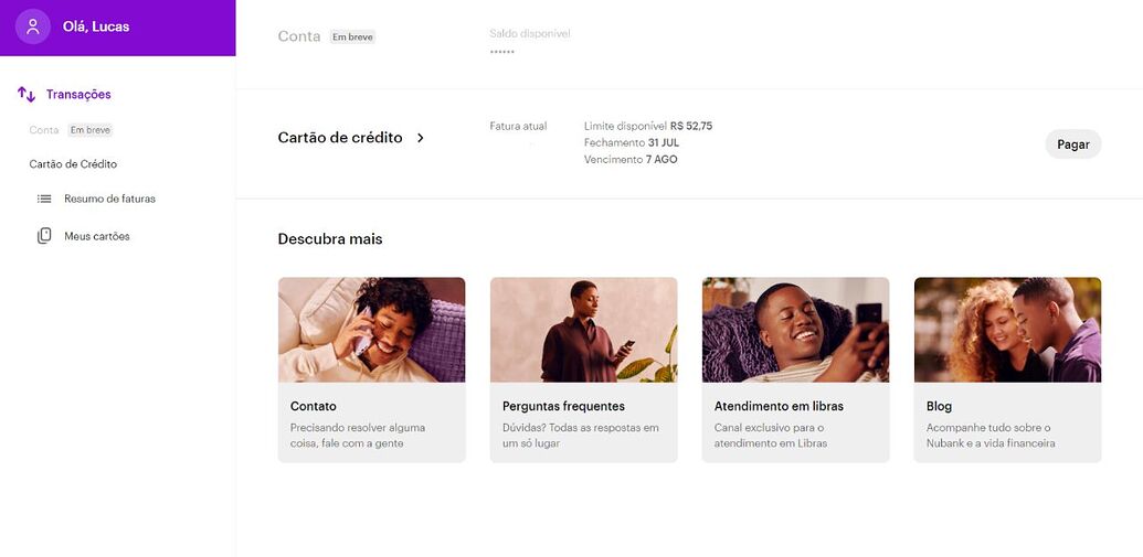 Acessar a NuConta pelo Navegador - Conta do Nubank - NuCommunity