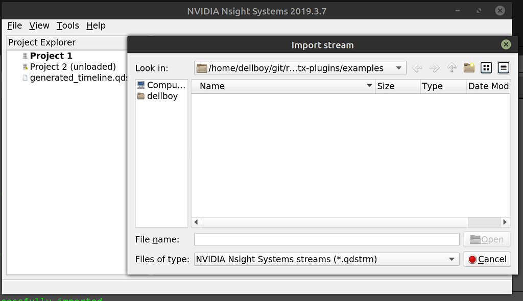 Nsight systems 2019.5.1 cannot open qdrep file - Profiling Linux Targets - NVIDIA Developer Forums