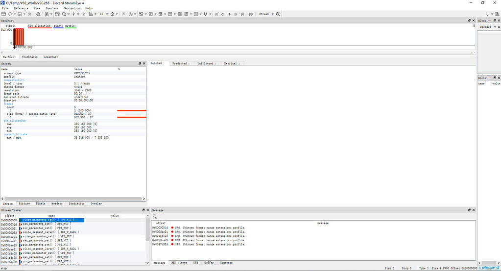 The YUV444 HEVC bitstream of NVEnc encode encountering errors when ...