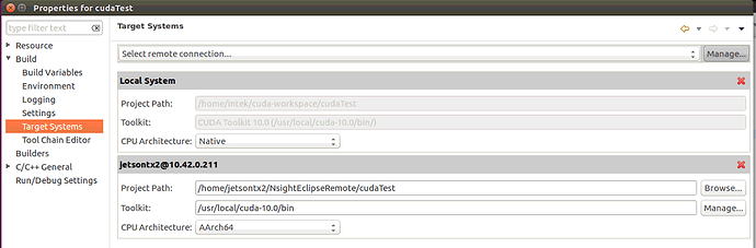 Cuda Remote Debug Error And Problem Creating Executable Jetson Tx2 Nvidia Developer Forums 9438