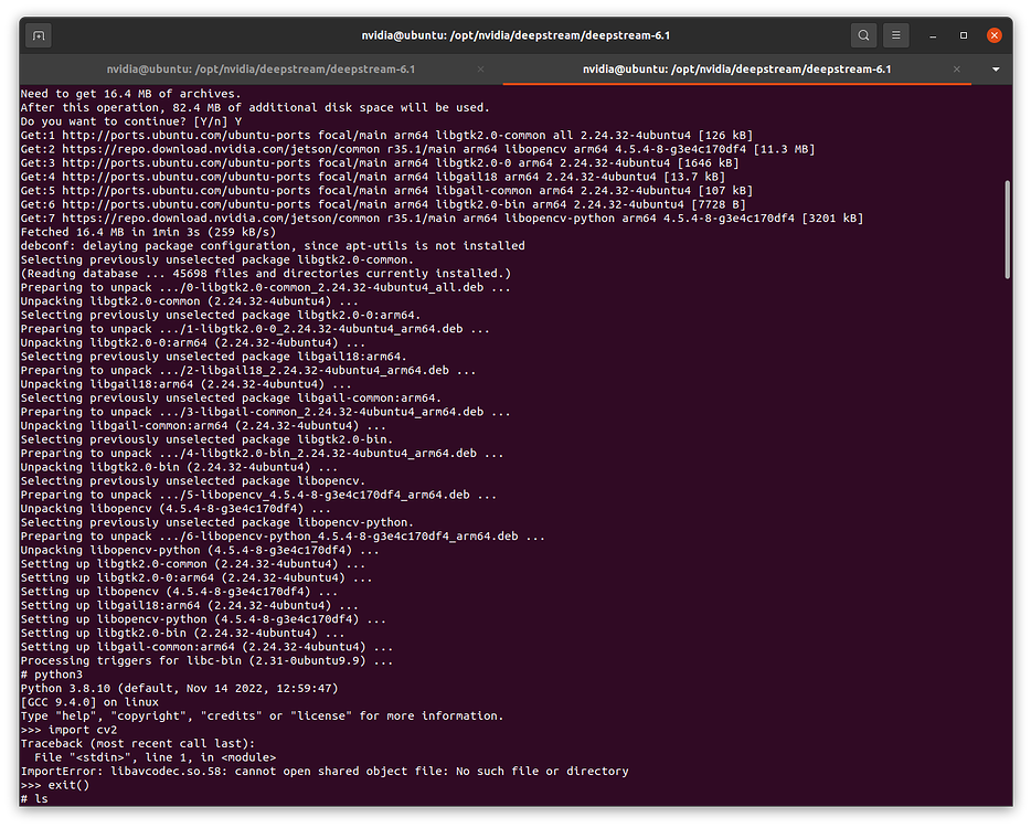 Custom docker image not install openCV python - DeepStream SDK - NVIDIA ... Custom docker image not install openCV python - DeepStream SDK - NVIDIA ...