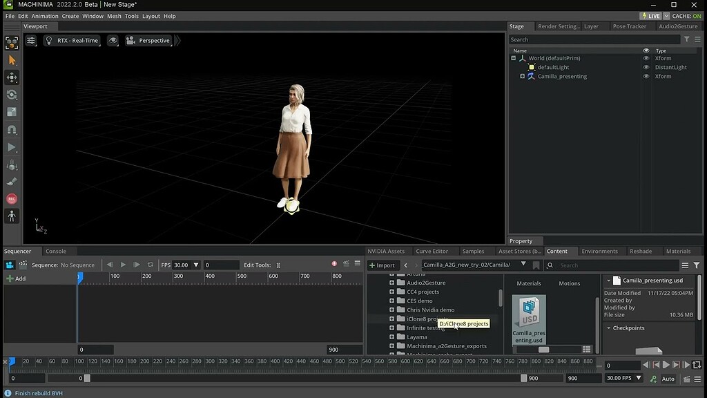 Combining A2F & A2Gesture on CC4 workflow here - Audio2Face (closed) - NVIDIA Developer Forums