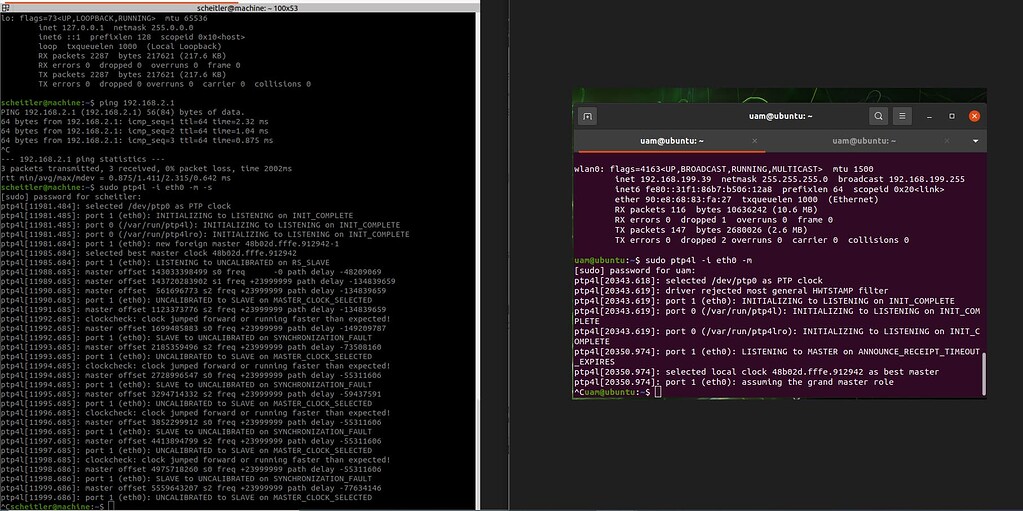 PTP between jetson agx orin and ubuntu laptop - Jetson AGX Orin - NVIDIA Developer Forums