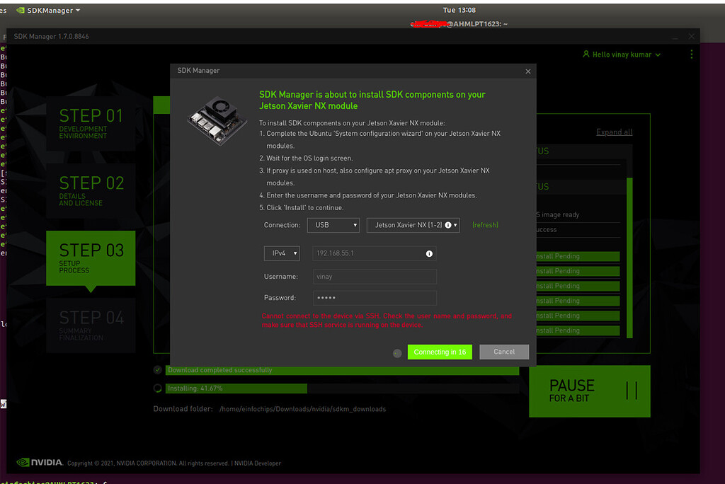 Sdkmanager not getting installed in custom carrier board - Jetson Xavier NX - NVIDIA Developer ...