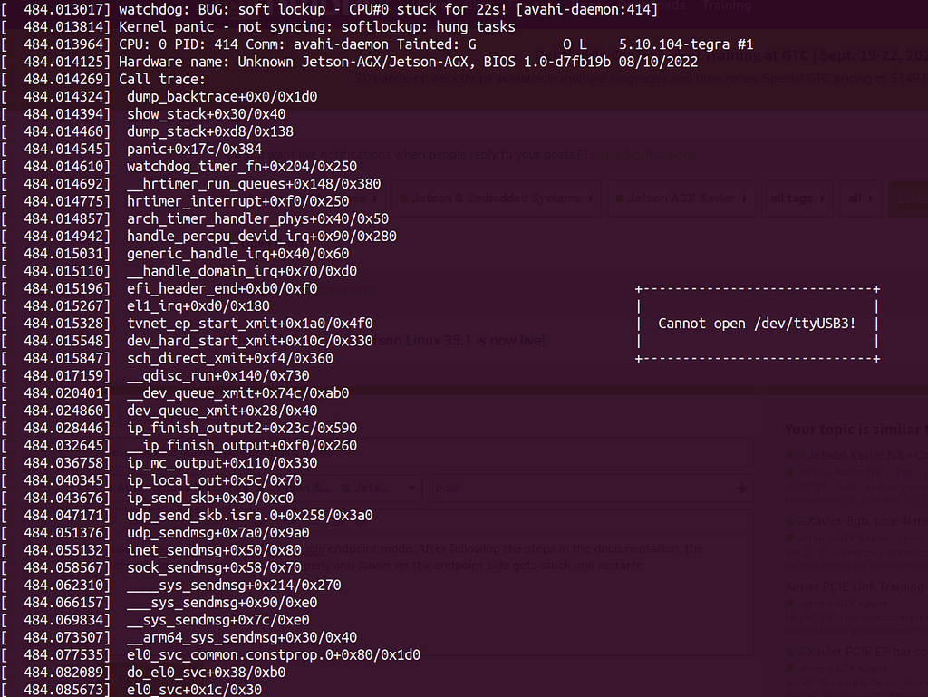 Jetpack502 Xavier Pcie Endpoint Mode Jetson Agx Xavier Nvidia Developer Forums 5565