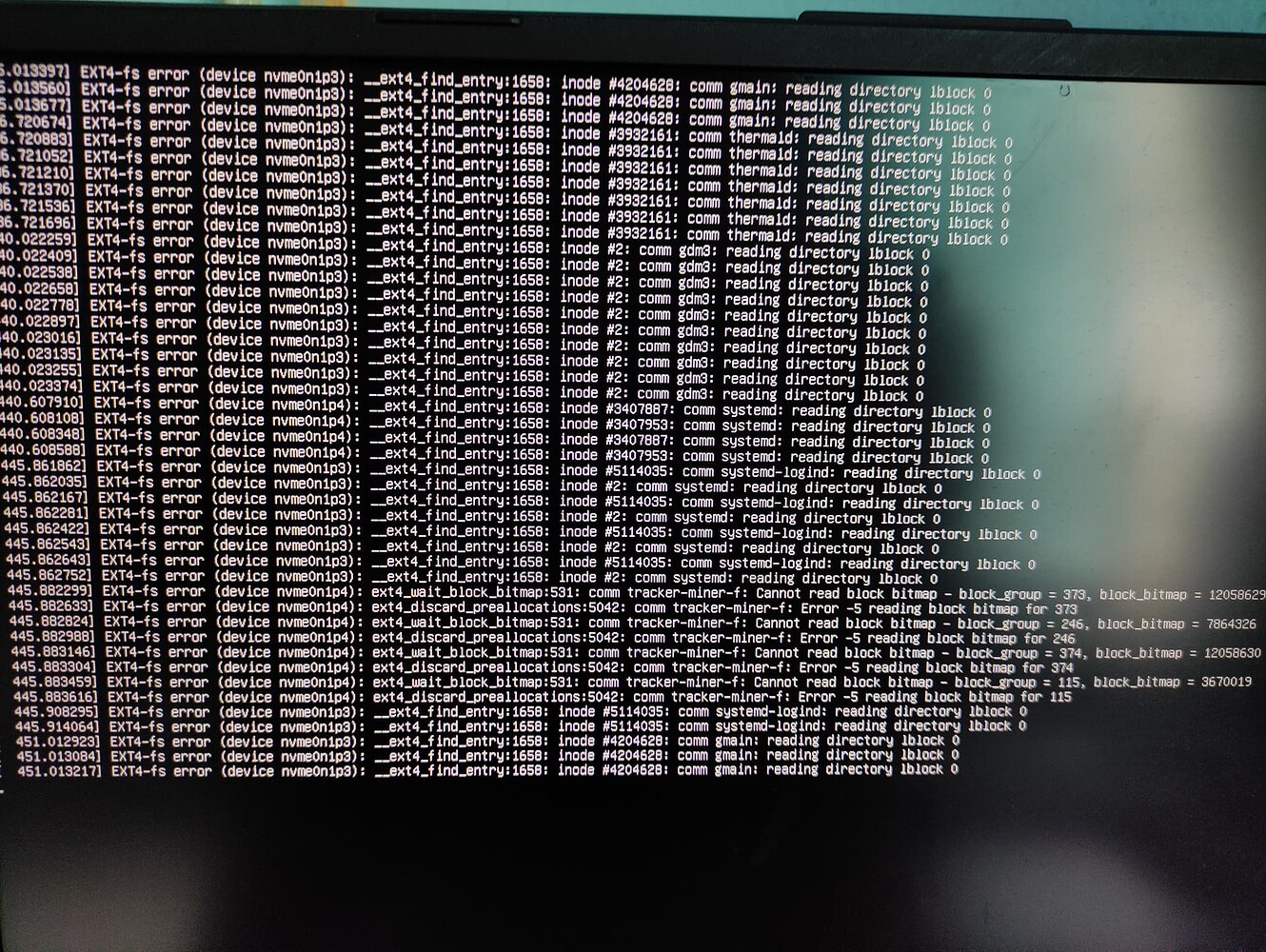 Pcie bus error severity=uncorrected (non-fatal) type=transaction layer ...