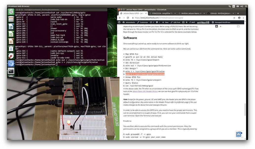 Using Gpio Pins On My Own Object Detection Program Jetson Nano