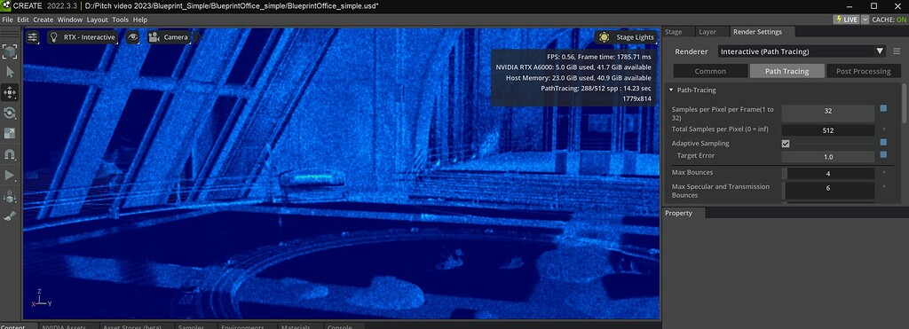 No help from adaptive sampling on reflection noise problem - Samples & Examples - NVIDIA ...