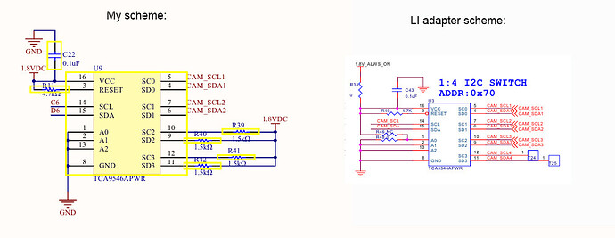 tca9546a switch not working - Jetson TX1 - NVIDIA Developer Forums
