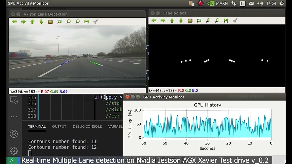 Real Time Lane detection on AGX Xavier - Jetson Projects - NVIDIA ...