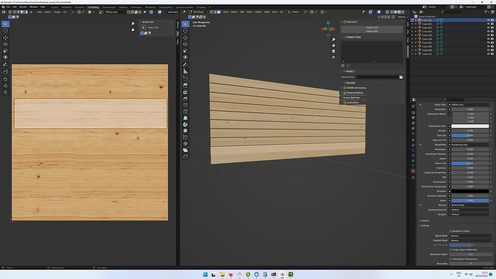 UV-Maps from Blender not carried over - Extensions - NVIDIA Developer Forums