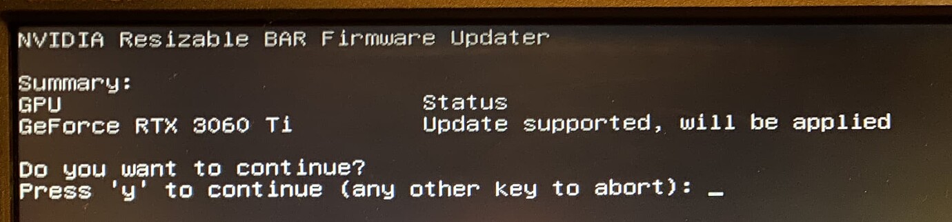 Enabling Resizable BAR on RTX 30 series GPUs in Linux - Drivers - Linux, Windows, MacOS - NVIDIA ...