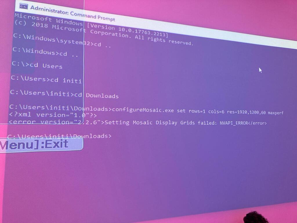 Mosaic / CELSIUS M7010 2x RTX5000 sync with NVLINK / NVAPI error - Mosaic - NVIDIA Developer Forums