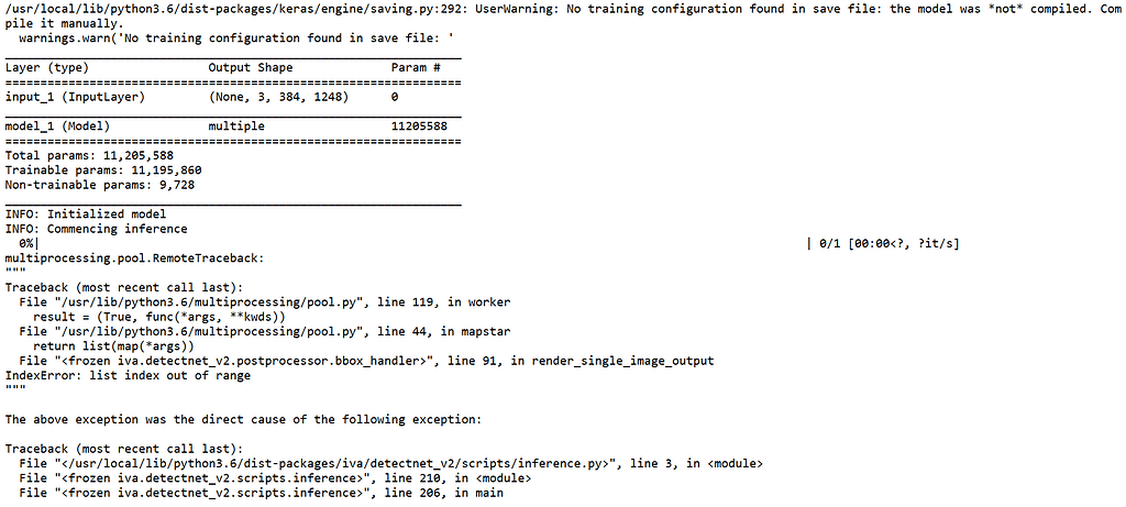 Indexerror List Index Out Of Range Problem Of Dashcamnet Tao Toolkit Nvidia Developer Forums