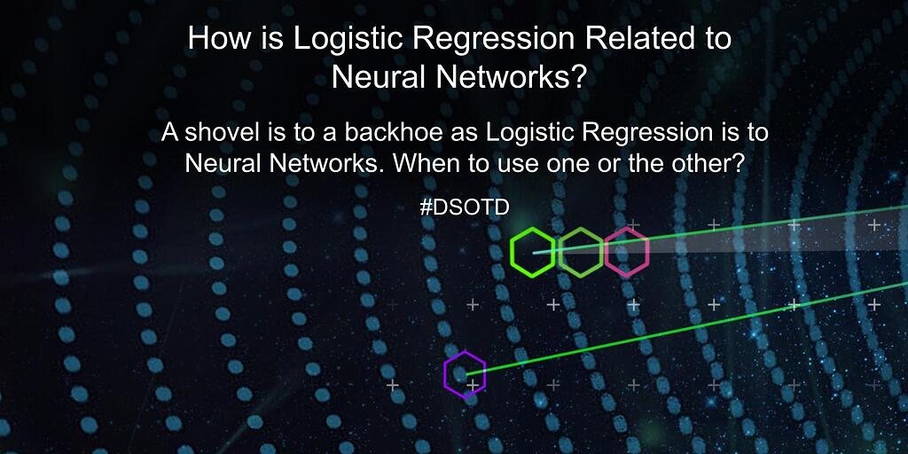 How is Logistic Regression Related to Neural Networks? - Data Science of the Day - NVIDIA ...